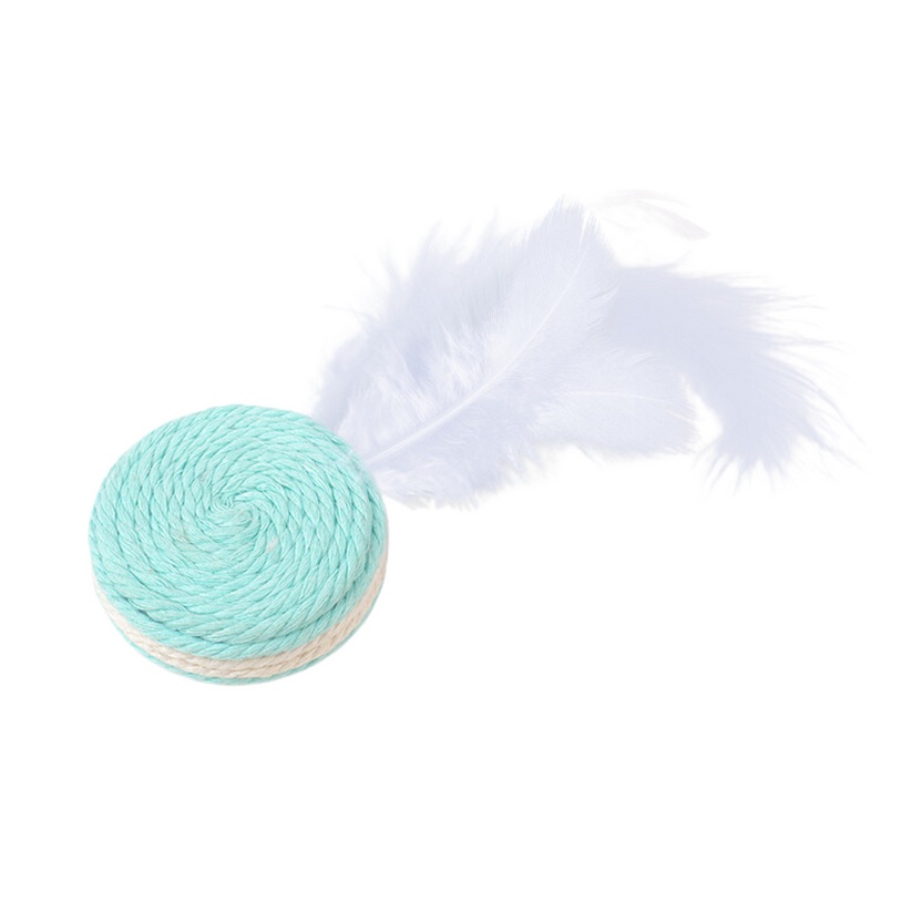 Interactive Cat Rope Feather Toys With Sound – Pawpycup