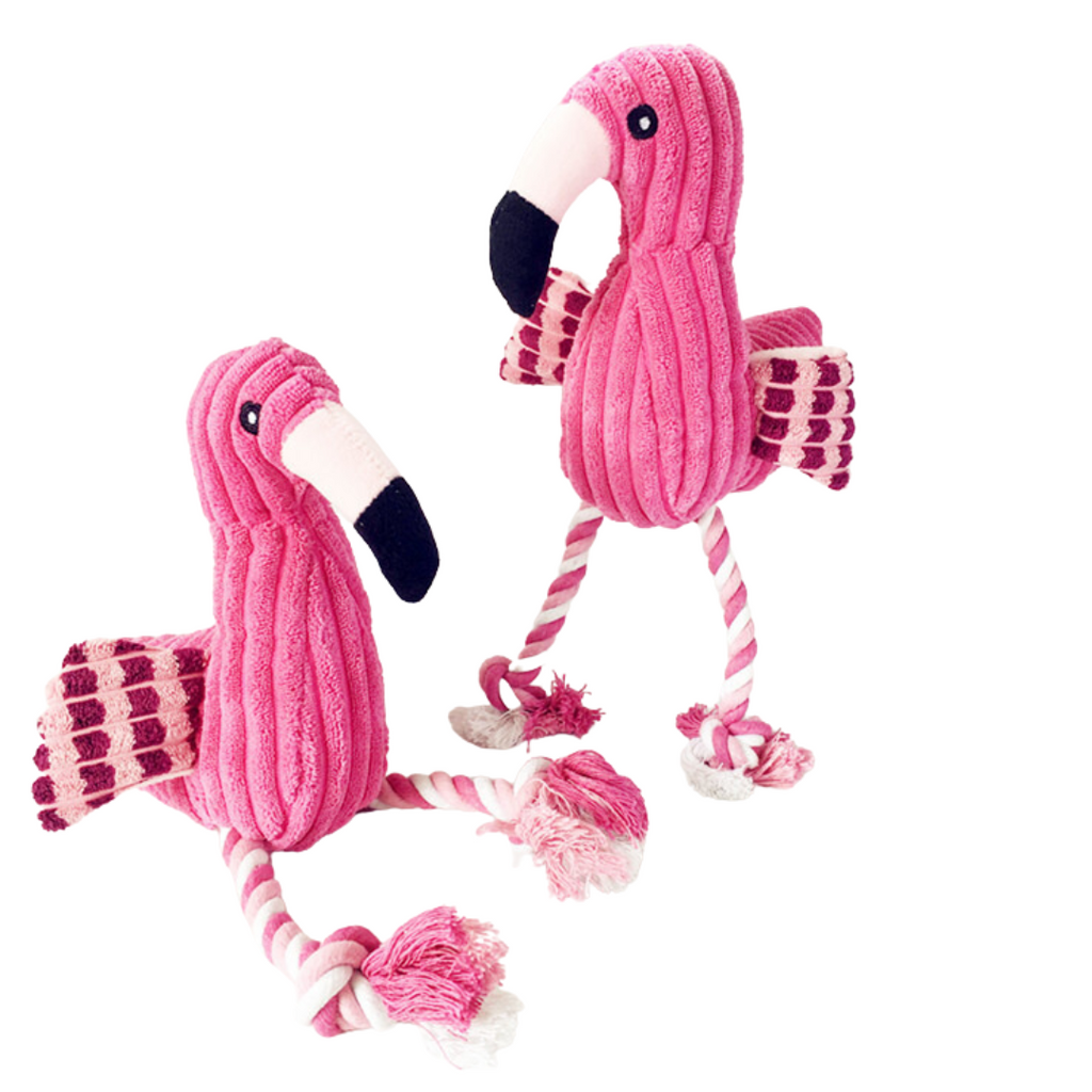 Dog Toys Squeaker Plush Dog Toys Flamingo – Pawpycup