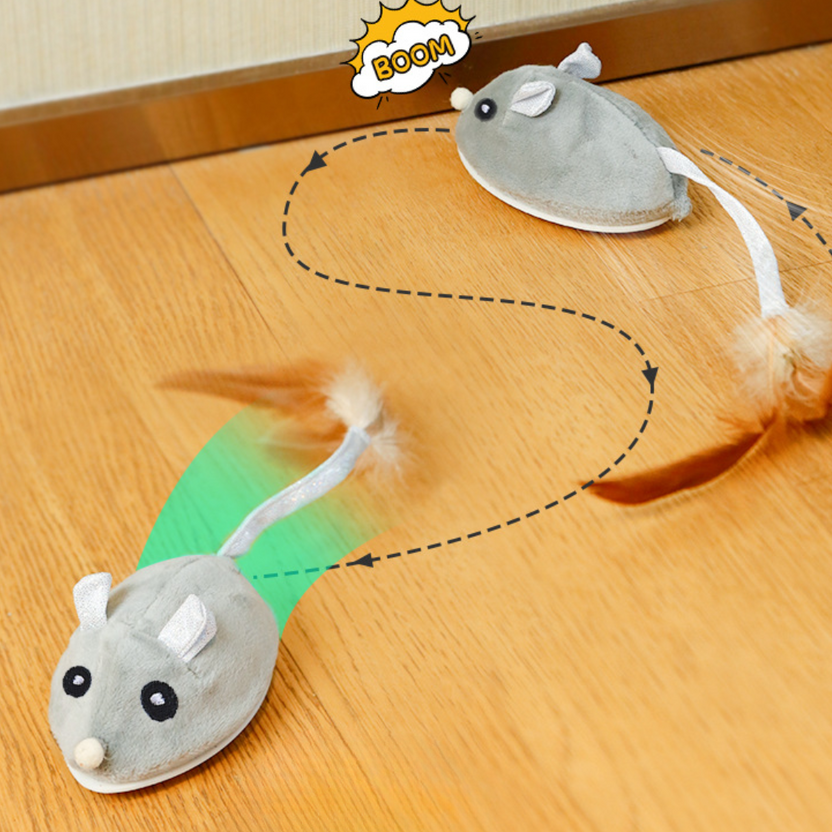 Interactive Electric Racing Mouse Cat Toys – Pawpycup
