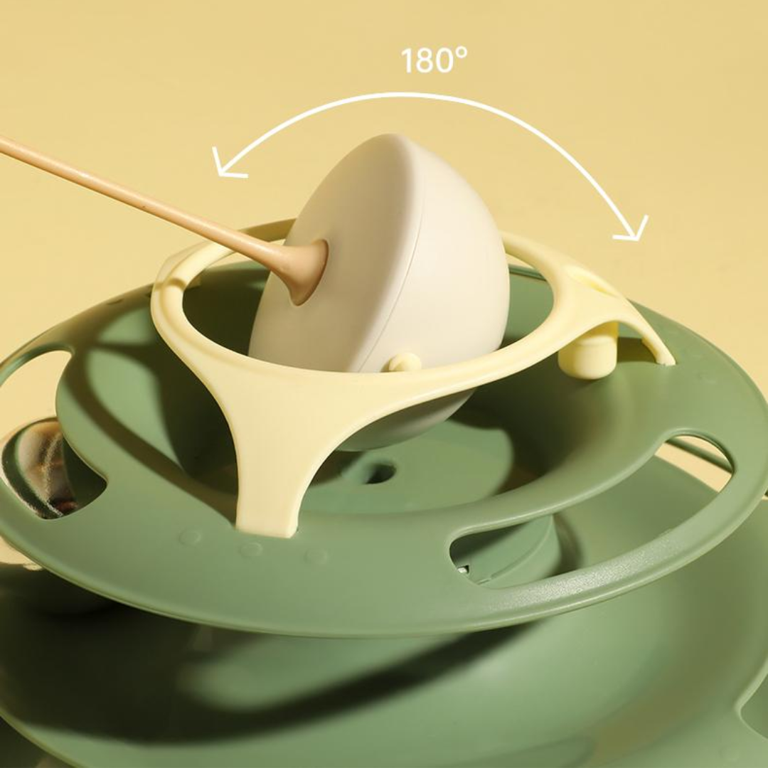 Interactive Cat Ball Tracks Cat Toy – Pawpycup