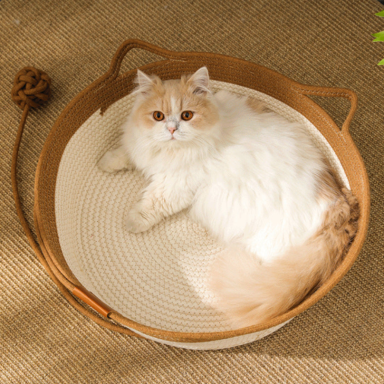 Woven Cat Bed Cotton Rope Bed Mat – Pawpycup