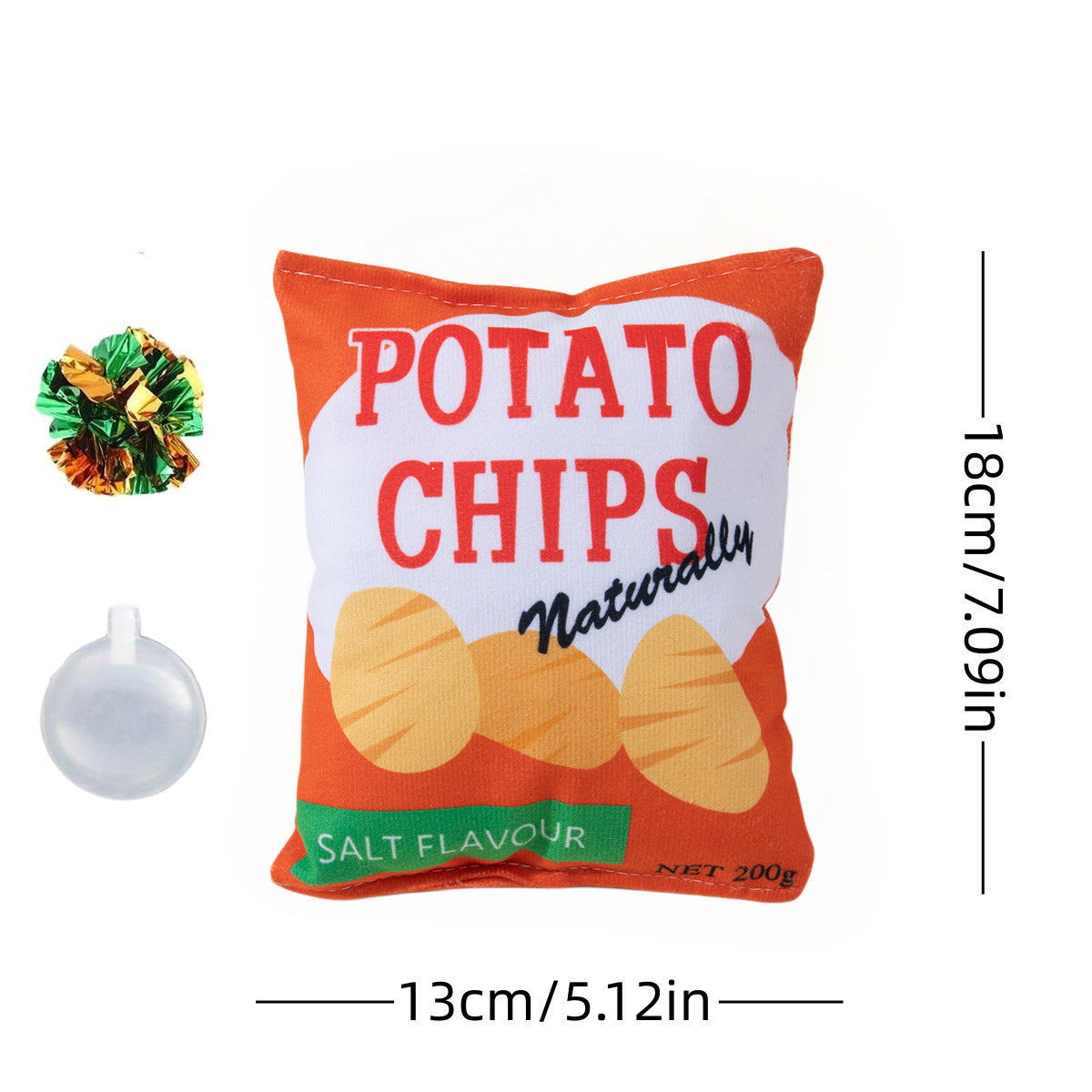 Dog Crinkle Paper Squeaky Potato Chips Toys – Pawpycup